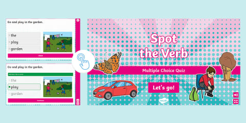 Interactive Game for Learners of EAL: Verb Matching