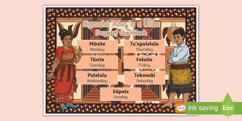 Tongan Language Week Loop Cards