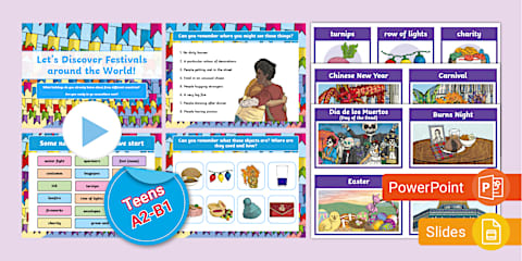ESL Holiday Activities Board Game [Teens, B1-B2]