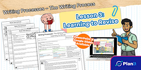 Phase 1 Writing: Writing Processes: The Writing Process Lesson 2 ...