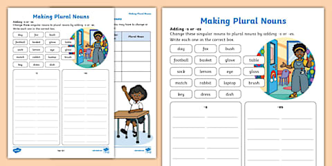 A Magical Muddle: Adding Suffixes -s and -es Activity Sheet