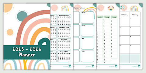 Australian Secondary Teacher Planner 2025 | Twinkl