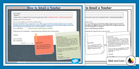 Writing a Formal Email – Resource Pack – KS2