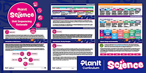 Reception Curriculum Planning Overview: PlanIt Science