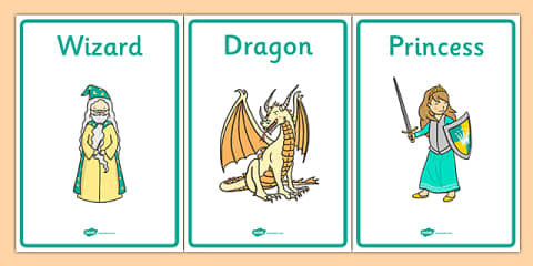 Who Am I? Fairy Tale Characters Guessing Game for K-2nd Grade