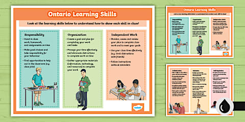 Ontario Learning Skills Checklist for Educators