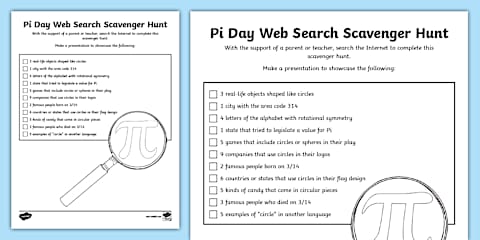 Fifth Grade Pi Day Reading Passage Comprehension Worksheet