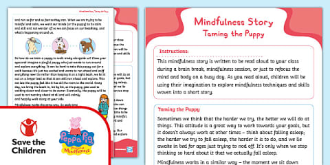 Mindfulness Bubbles Activity