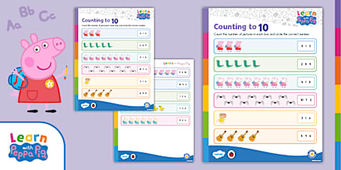 Peppa Pig: All About Numbers 0-20 Activity Booklet