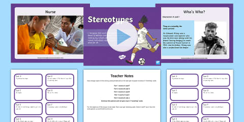 Stereotypes and Prejudice Lesson Pack