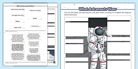 Spacesuit Labelling Activity
