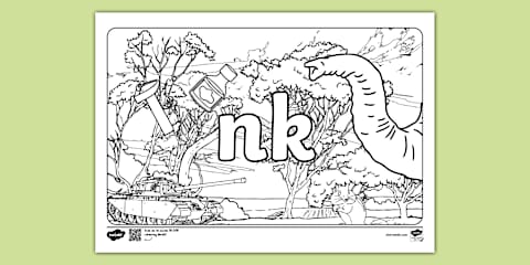 Final Sounds I Spy Activity: Digraph nk Activity Sheet