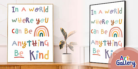 Growth Mindset Muted Rainbow-Themed Inspirational Posters Pack