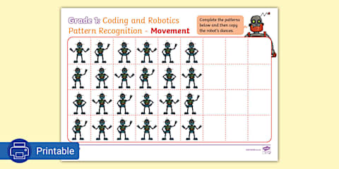 Grade 1 Robotics and Coding - Term 4 - Coding - Pattern Recognition ...