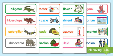 Multisyllabic Words Worksheet (Differentiated)