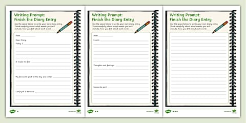 Mentor Texts: Diary Entry Writing Samples for 3rd-5th Grade