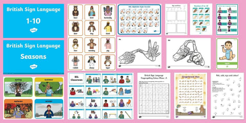 BSL Months of the Year Key Signs PowerPoint