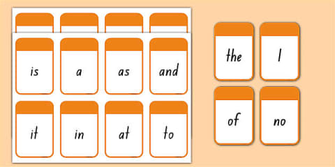 Golden Words Flash Cards