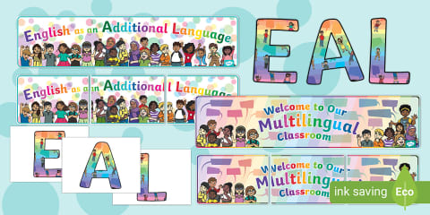 Multilingual EAL Learners - Our Languages Display Banner