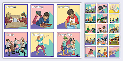 Swimming Visual Routine Cards