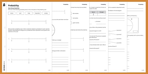 Probability Tree Diagrams Worksheet