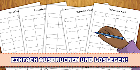 Gerechtes Teilen - Challenge-Karten zur Division