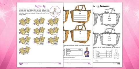 '-ly' Adverbs Spelling Activity | Grammar Resources