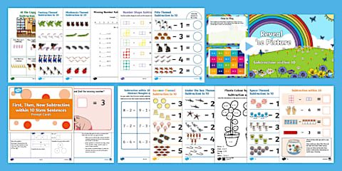 EYFS Maths: Subtraction Skills Progression and Pedagogical Guidance ...