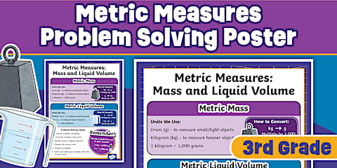 Third Grade Weights and Measures Worksheet