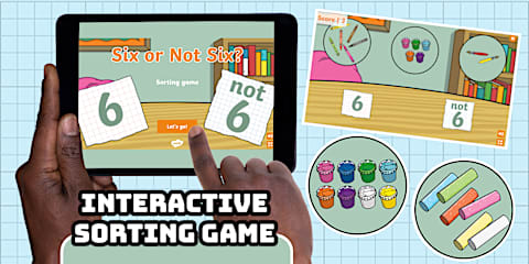 Finding and Sorting 1-10/1-20: Grocery Shopping Activity