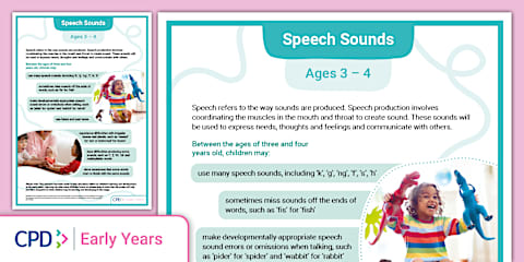 Talking and Speech Sounds (6-12 Months) (Poster)