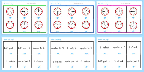 Analogue And Digital Times Bingo