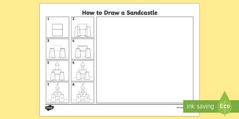 How to Make a Sandcastle Template