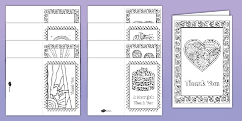Mindfulness Thank You Card Templates