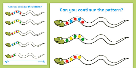 Repeating Patterns Worksheets