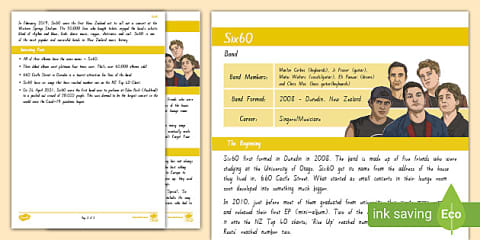 Wildlife of Canada Fact File Template