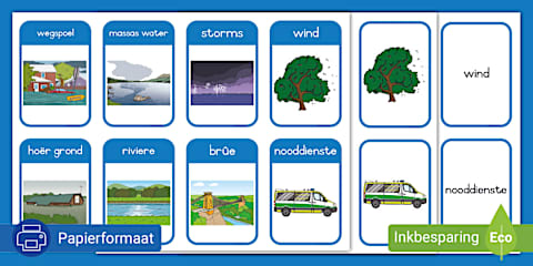 Rampe - Storms en Sterk Winde - Woordkaarte