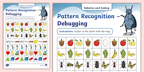 Grade R Robotics and Coding - Term 4 - Coding - Worksheet: Debugging ...