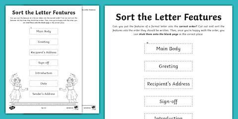 KS1 Letter Writing: Informal Model/Example Text
