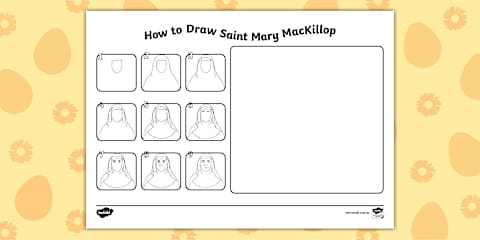 Saint Mary MacKillop Colouring Pages