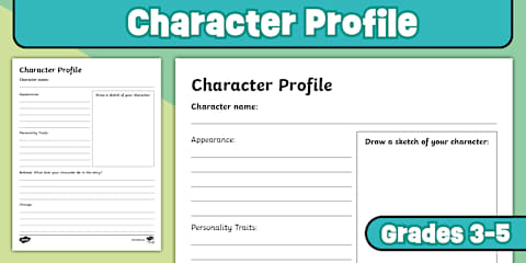 Fourth Grade Character Analysis Anchor Chart