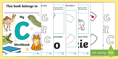 Letter C Craft - C is for Crafty Cat
