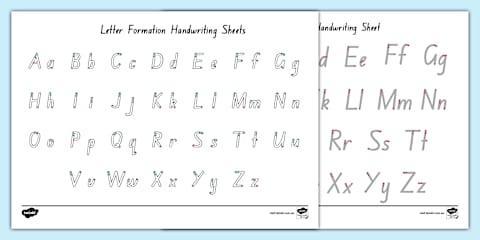 Queensland Letter Formation Resource PacK