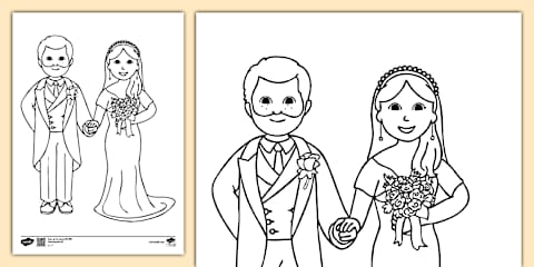 Wedding Colouring Cards Pack
