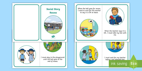 Social Story Playground Choices Booklet