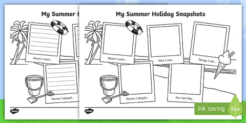 My Holiday Booklet