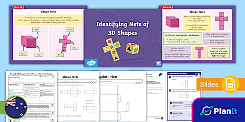 During Year 6 Shapes: 2D and 3D Shapes (Drawing Shape Nets) Lesson 3
