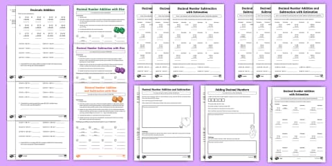 Decimal Word Problems Worksheet | Year 6 Maths | Twinkl