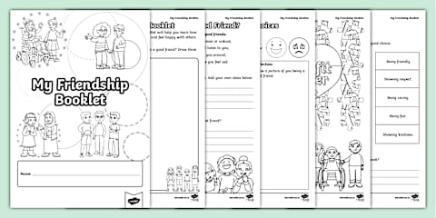 Friendship Flower Activity Sheet