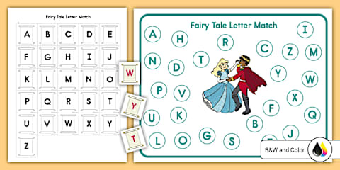 Superheroes Letter Matching Worksheet